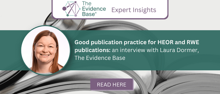 Good publication practice for HEOR and RWE publications: an interview ...